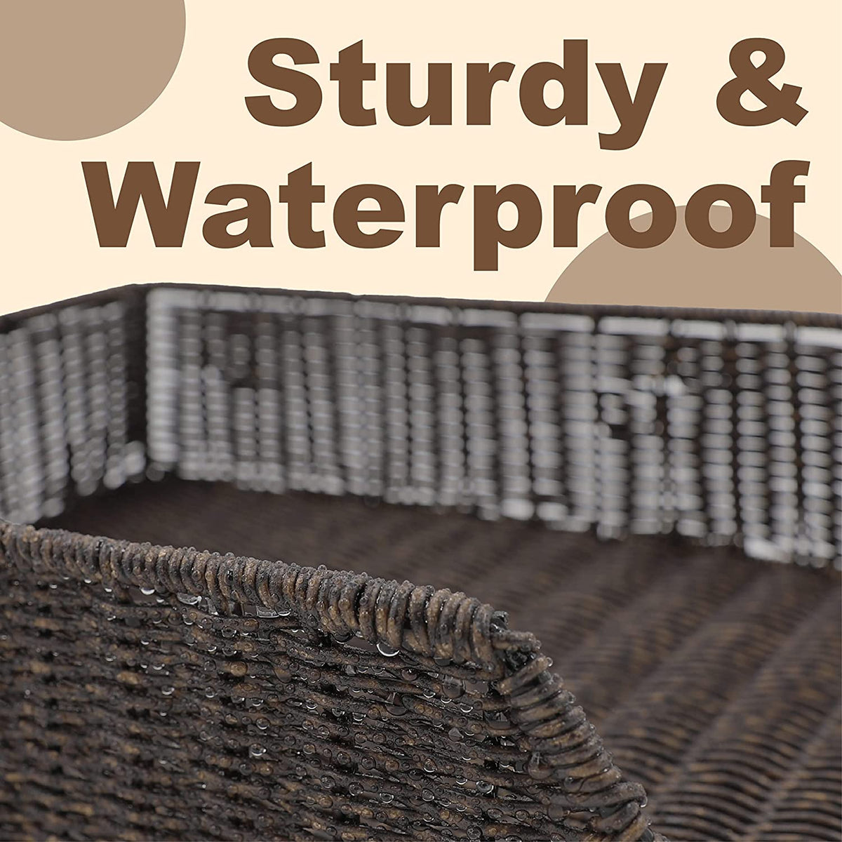 Wicker Paper Organizer