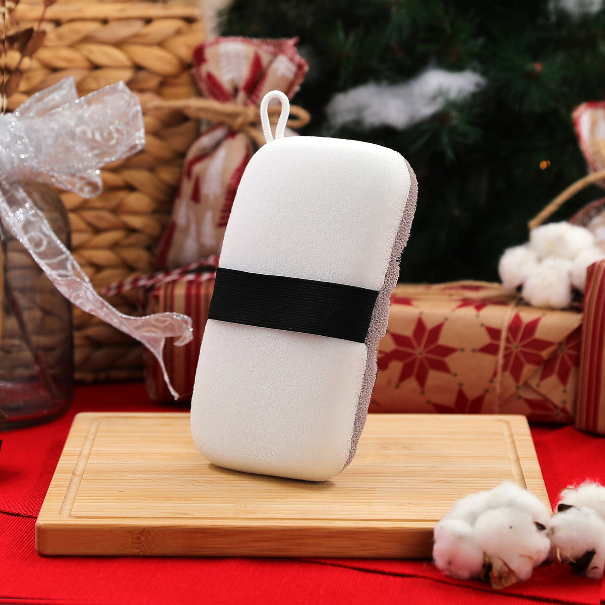 Dual-Texture Exfoliating Shower Sponge